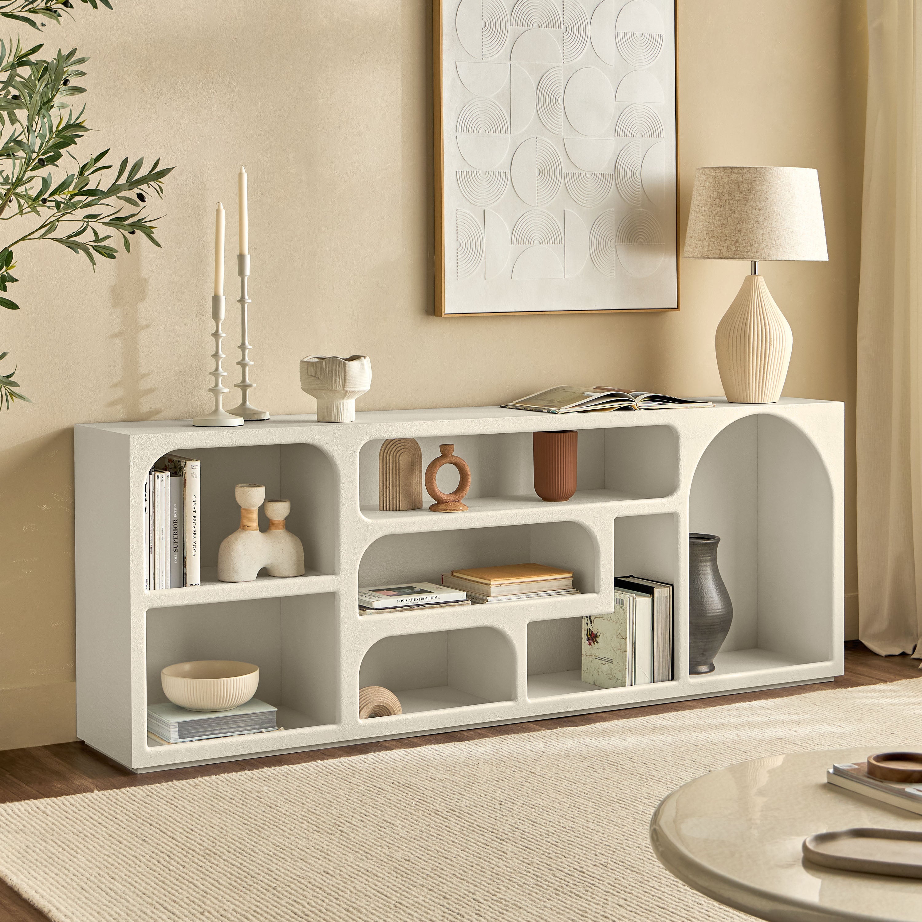 Float Buffet Sleek Storage Solution for Contemporary Homes